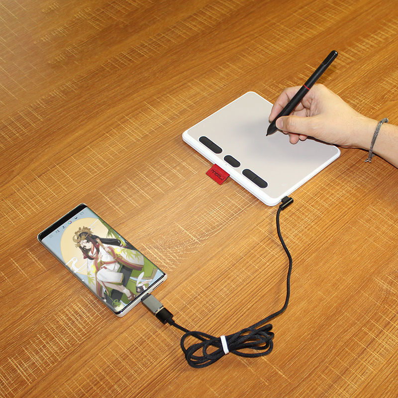 Mooiuu B6s Computer PS Animation Digital Drawing Tablet Support Phone ...